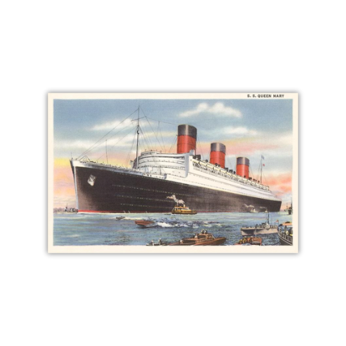 Ocean Liner SS Queen Mary Sticker | Shop QM